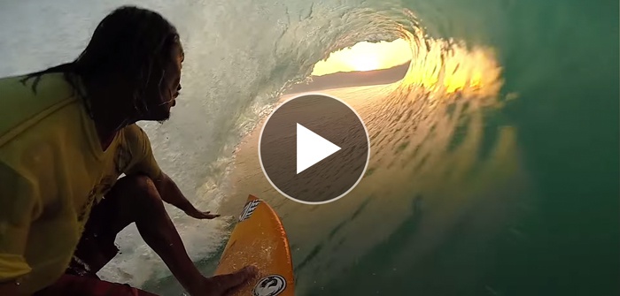 Mikala Jones Surfs into the Sunset | Active Junky