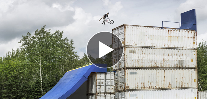 Shipping Container Tetris and BMX Backflips | Active Junky